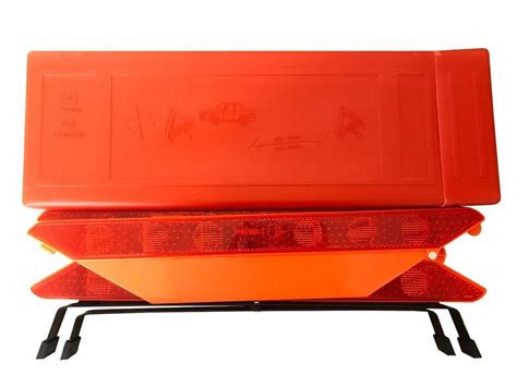 Large Folding Warning Reflective Triangle With E Mark Car Van Caravan
