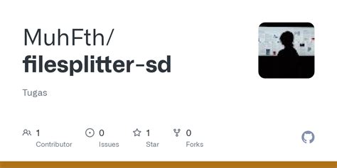 GitHub MuhFth Filesplitter Sd Tugas