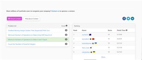 sri ram kumar on linkedin codingninja leetcode leetcode leetcodechallenge contest