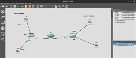 Gns3 Network Simulator To Configure Virtual Networks On Linux
