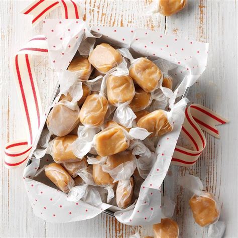 16 Homemade Caramel Candy Recipes Taste Of Home