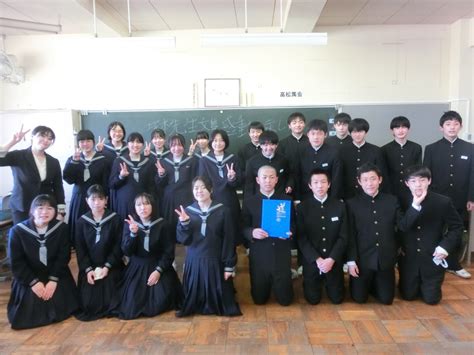 3月10日（金）3年最後の教室集合写真 鹿嶋市立高松学園高松中学校 Lets Make Together