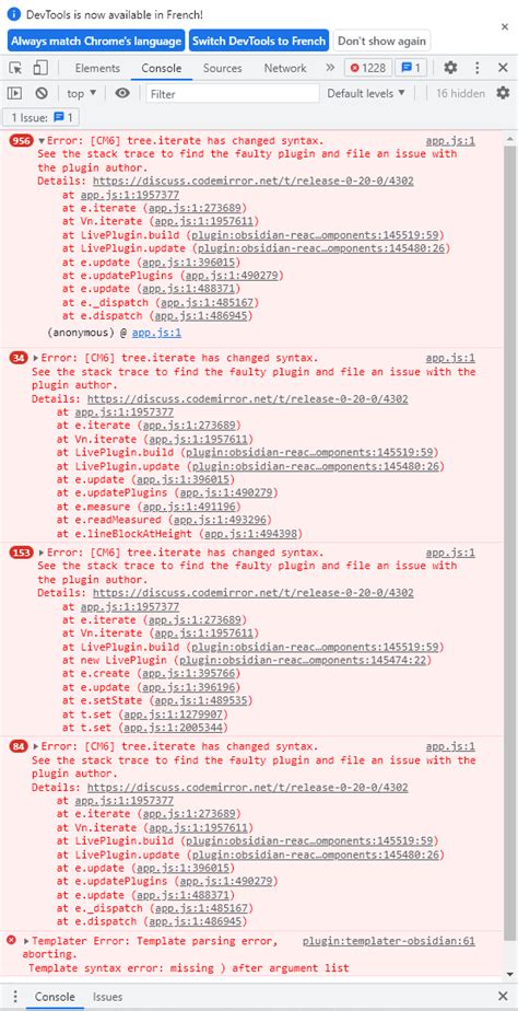 Templater Error Robsidianmd