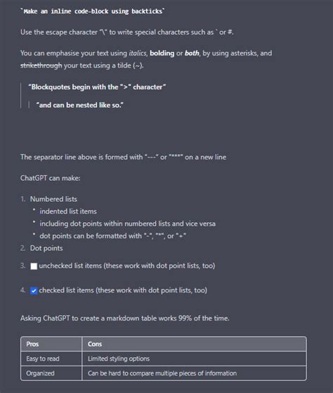 chatgpt formatting guide made inside chatgpt r chatgpt