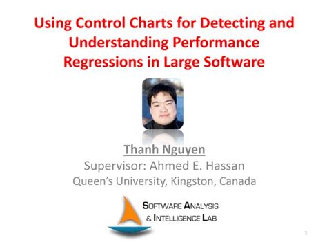 Using Control Charts For Detecting And Understanding Performance