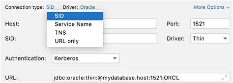 Connect To Oracle By Using Kerberos Jdbc Thin Driver Datagrip Documentation