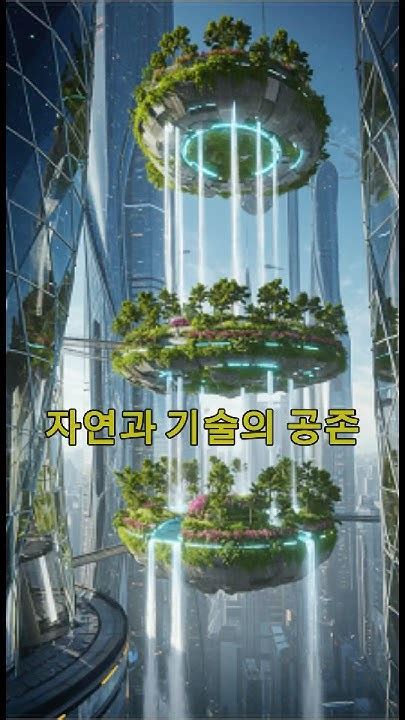 Ai가 상상한 미래의 자연 인공과 생명의 공존 Youtube