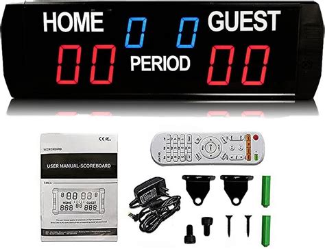 Tabellone Segnapunti Indoor Multisport Tabellone Segnapunti Portatile Elettronico Senza Fili