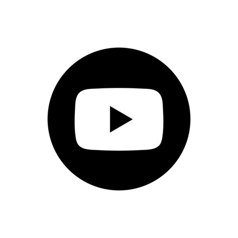 Youtube Icons Black