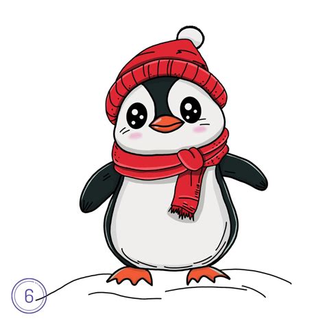 Cómo Dibujar Un Pingüino Una Guía Paso A Paso De Mimi Panda Mimi Panda