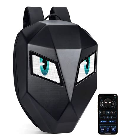 Taysem Led Backpack With Eyes Led Motorcycle Backpack Waterproof Led