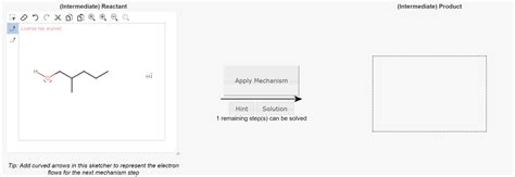 Solved Intermediate ﻿reactanttip Add Curved Arrows In