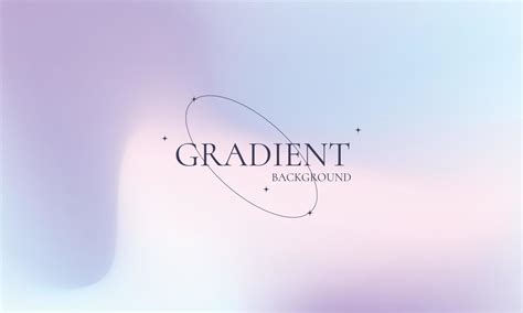 Trendy Holographic Gradient Background Minimalistic Soft Gradient In