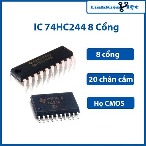 Ic 74hc244 8 Cổng Chân Cắm Cân Dán Shopee Việt Nam