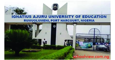 Ignatius Ajuru University of Education (IAUE) | Courses offered - SchoolView