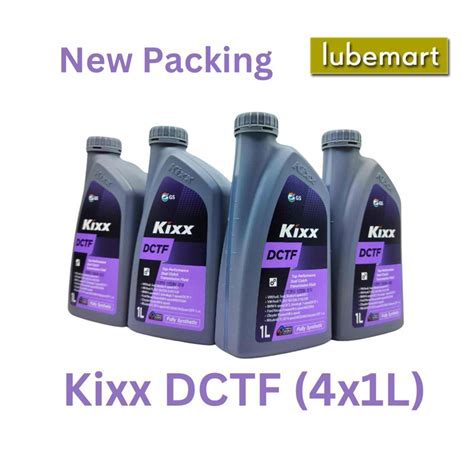 KIXX DCTF DUAL CLUTCH TRANSMISSION FLUID (4 LITERS) FULLY SYNTHETIC DCT ...