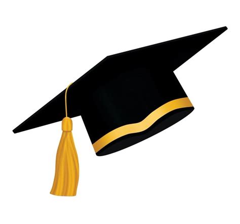 Black And Gold Graduation Cap