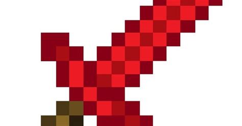 Minecraft Papercraft Redstone Sword Life Size Samuel Birthday Party