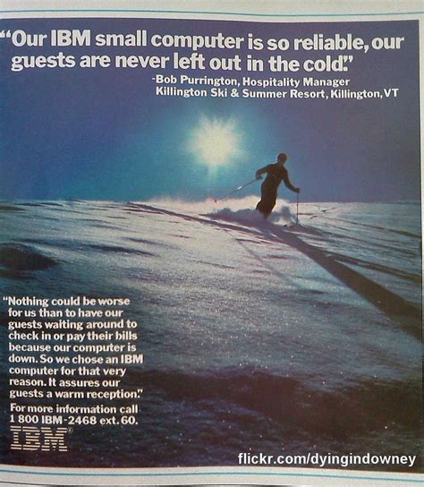 IBM With The 1 4 Page Ad Ibm Ads Small Computer