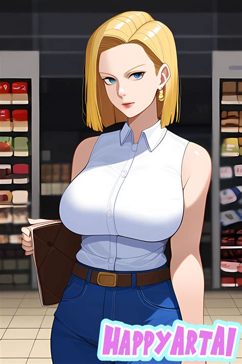 Gorgeous Android 18 Shopping By Happyartai On Deviantart