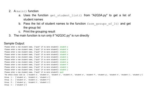 Solved Question 3a 5 Marks Write A Program For Group