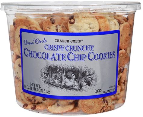 Trader Joes Dress Circle Crispy Crunchy Chocolate Chip Cookies 510g