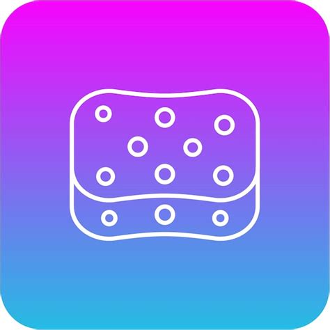 스폰지 아이콘 프리미엄 벡터