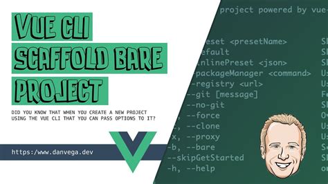 How To Scaffold A Project Using The Vue Cli Without Beginner Instructions Youtube