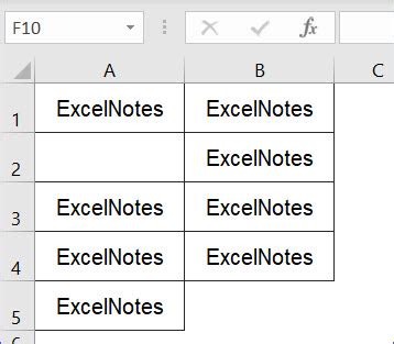 How To Insert Cells And Shift Cells Down ExcelNotes