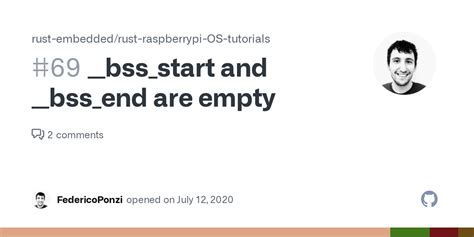 bss start and bss end are empty · issue 69 · rust embedded rust