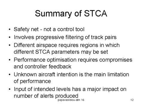 Ground Based Safety Nets Reference Icao Doc 4444