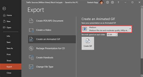 Create An Animated GIF