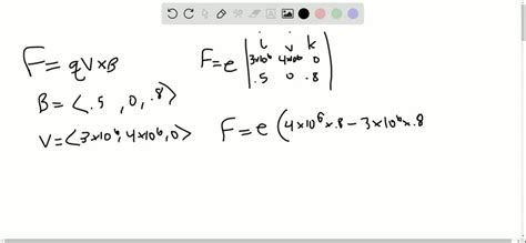 Solved An Electron Is Projected Into A Uniform Magnetic Field 0 5 𝐢̂ 0