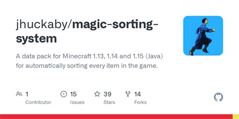GitHub Jhuckaby Magic Sorting System A Data Pack For Minecraft 1 13 1 14 And 1 15 Java For