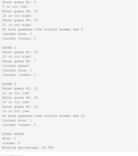 Solved 422 Program 4 Guessing Game 1 Introduction In This