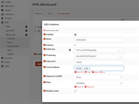การตั้งค่า Wireguard Road Warrior Vpn Client To Site บน Opnsense