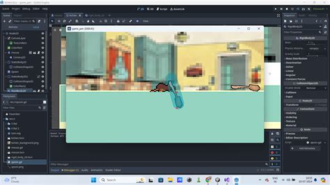 My Rigidbody Is Colliding Still It Going Inside It Then How To Fix This Physics Godot Forum