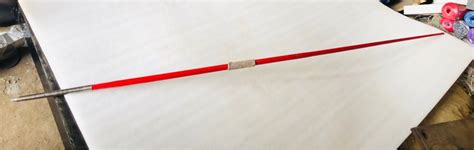 Red Aluminium Javelin Stick Rs 250 Gram New Ideal Metal Works Id 21465862655