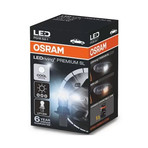 Osram Ledriving Sl Premium Led P W Single Bulb Powerbulbs Uk