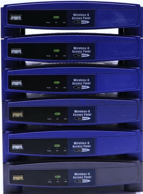 Lot Of 6 Linksys Wap54g Wireless G Access Point Premier Equipment Solutions Inc