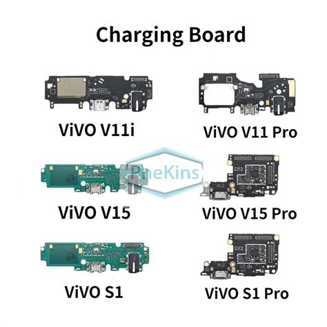 USB Charging Charger Dock Port Board Mic Flex Cable For Vivo V11i V11 Pro V15 V15 Pro S1 S1 Pro