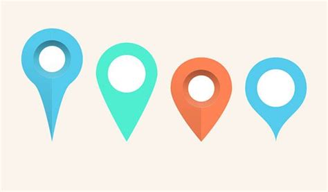 map pins and markers psd freebiesbug map marker colorful map pin map