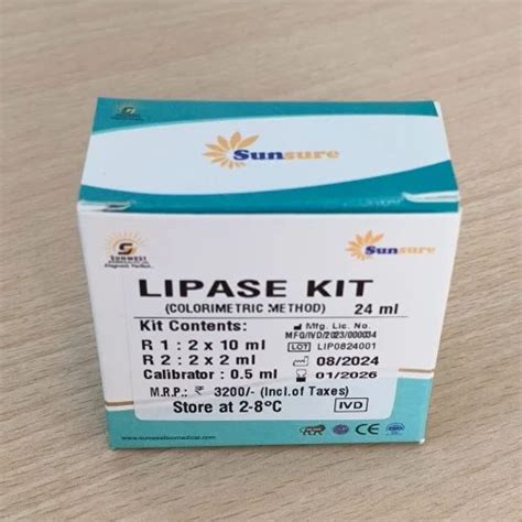 Lipase Colorimetric Method Enzyme Reagents At Rs 1050 Piece In Manesar