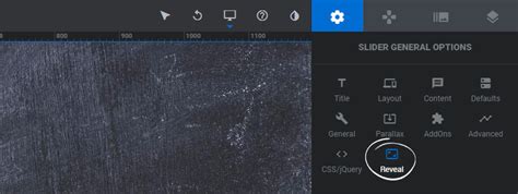 reveal addon slider revolution