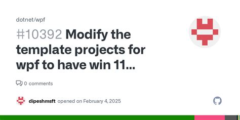 Modify The Template Projects For Wpf To Have Win 11 Theming Styles