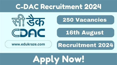 C Dac Project Officer Project Engineer And Other Posts Recruitment 2024 Apply Now Edukraze