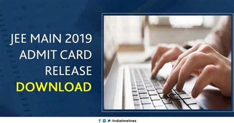 JEE Main 2019 Admit Card Released JEE Main Exam Hall Ticket Out