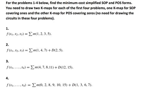 Solved For The Problems Below Find The Minimum Cost Chegg