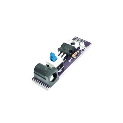 dc input module 5v with dc jack and switch for breadboard makers