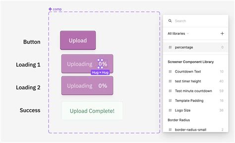 Creating A Simple Percentage Counter With Figma Variables And Conditional
